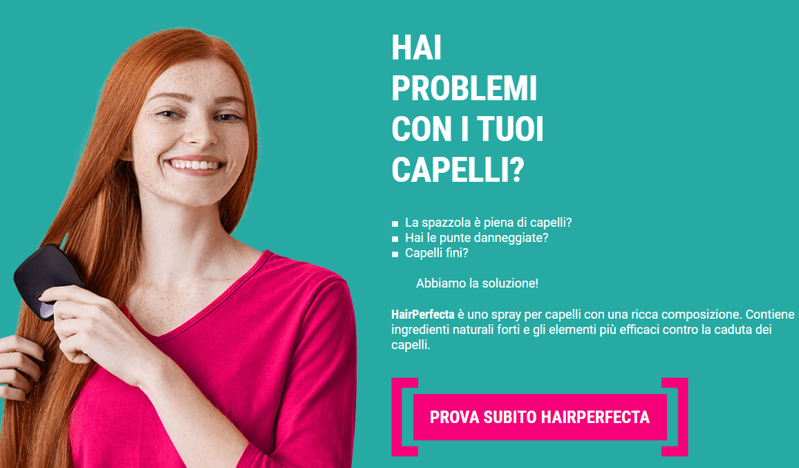 HairPerfecta : Spray, Recensioni, Lavori, Ingredienti, Vantaggi, Compra