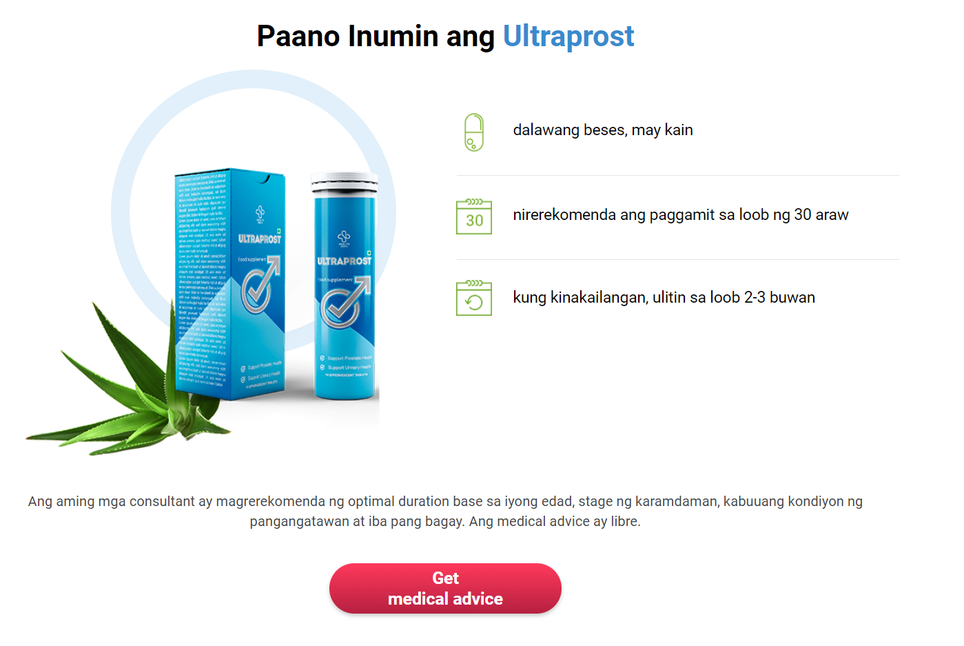 Ultraprost : Capsule, Mga Trabaho, Presyo, Mga Benepisyo, Bumili!
