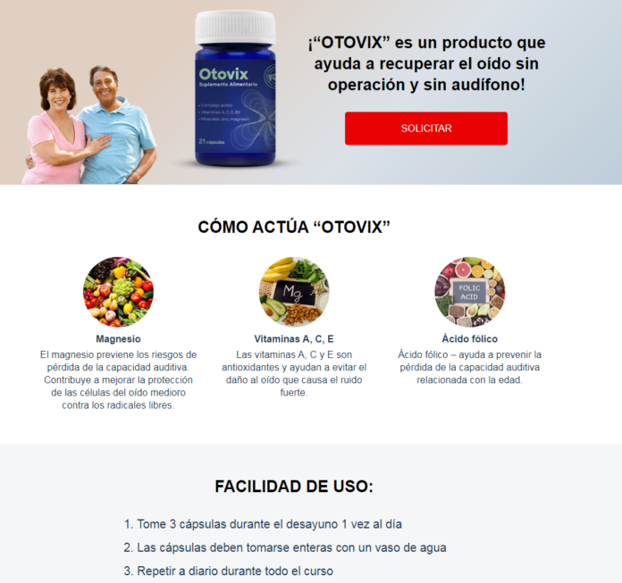 Otovix : Pastillas, ReseÃ±as, Precio, Beneficios, Obras, Original ...