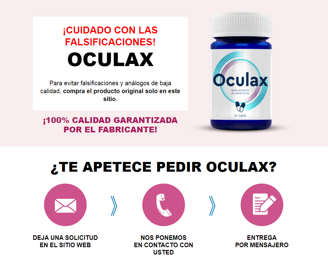 Oculax : cápsula, Reseñas, Precio, Beneficios, Original, Obras, Comprar