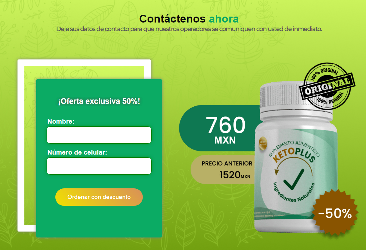 Ketoplus : Keto plus, Cápsula, Reseñas, Precio, Original, Comprar