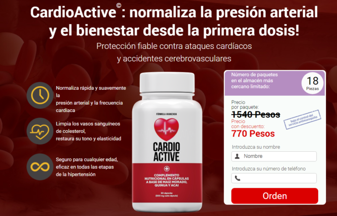 CardioActive : Cápsula, Reseñas, Precio, original, obras, Comprar
