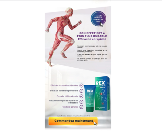 REX Cream: Ingrédients, Prix, Commentaires, Effets secondaires, crème!