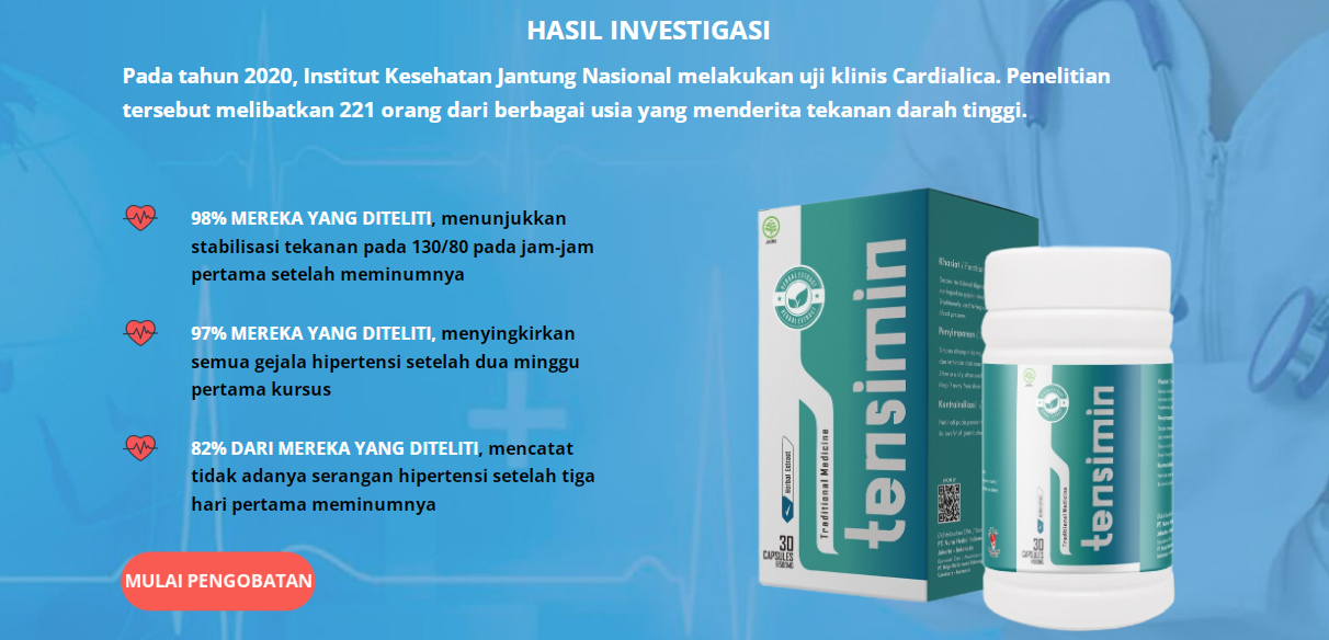 Tensimin : Kapsul, Ulasan, Harga, tablet, Efek Samping, Manfaat