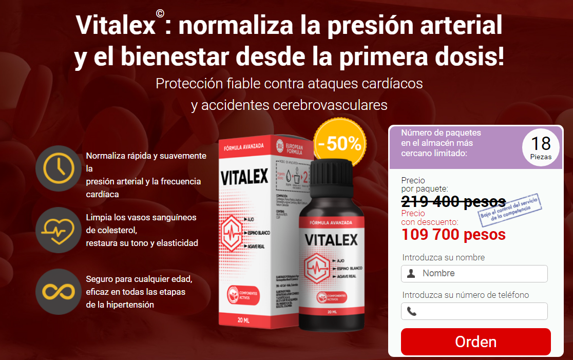 Vitalex : Jarabe, ReseÃ±as, Funciona, Precio, Beneficios,Original ...