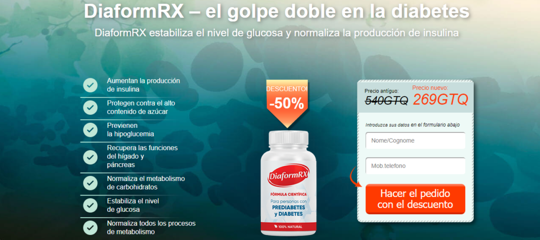 DiaformRX : Cápsula, Reseñas, Precio, Obras, Ingredientes, Comprar