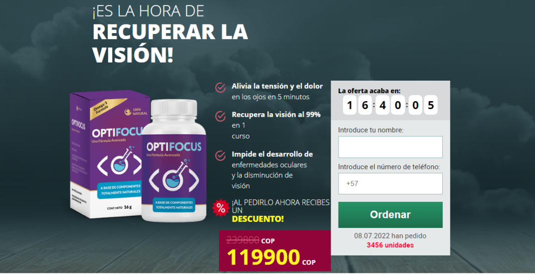 Optifocus : Cápsula, Reseñas, Precio, Obras, Original, Comprar