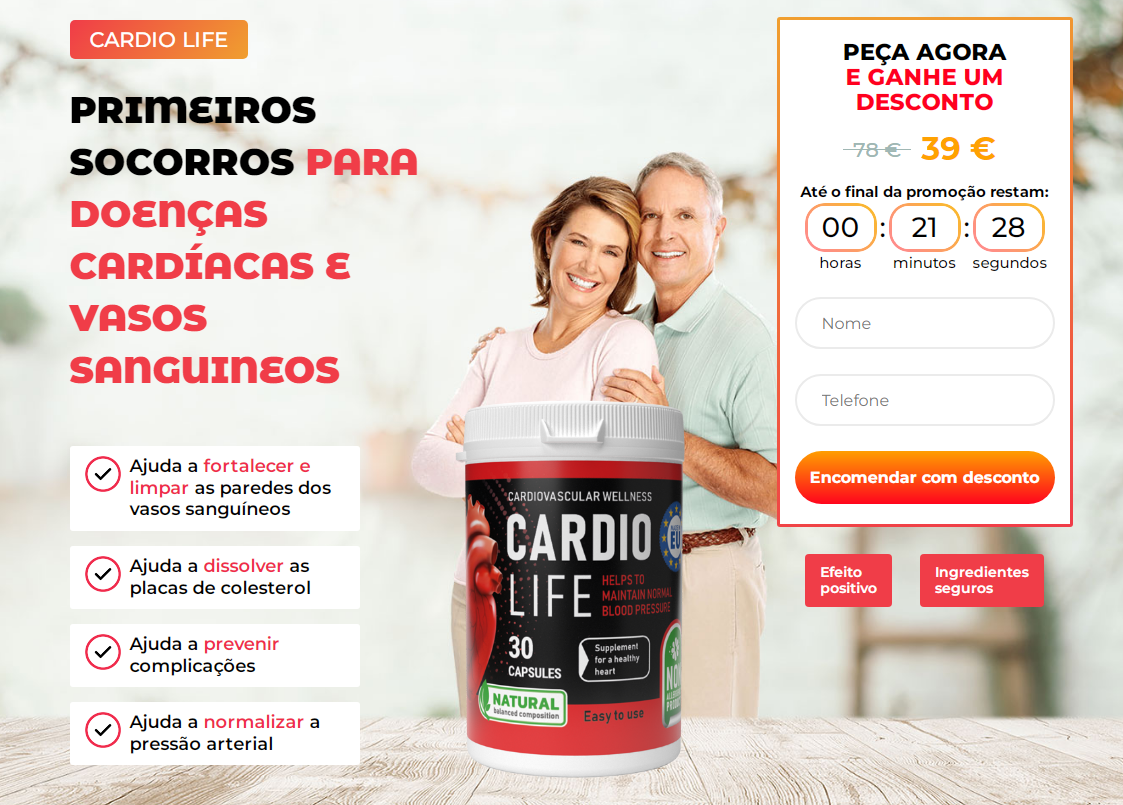 Cardio Life : CÃ¡psula, AvaliaÃ§Ãµes, PreÃ§o, funciona, Original ...
