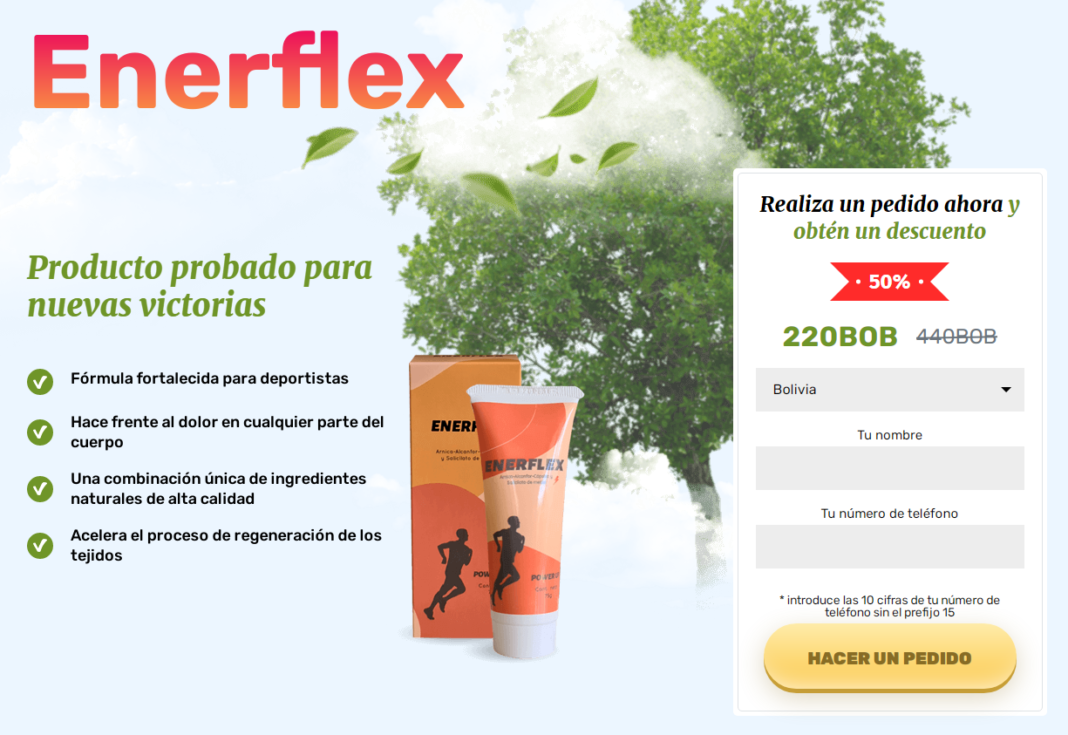 Enerflex : Crema, ReseÃ±as, Precio, Funciona, Beneficios, Comprar