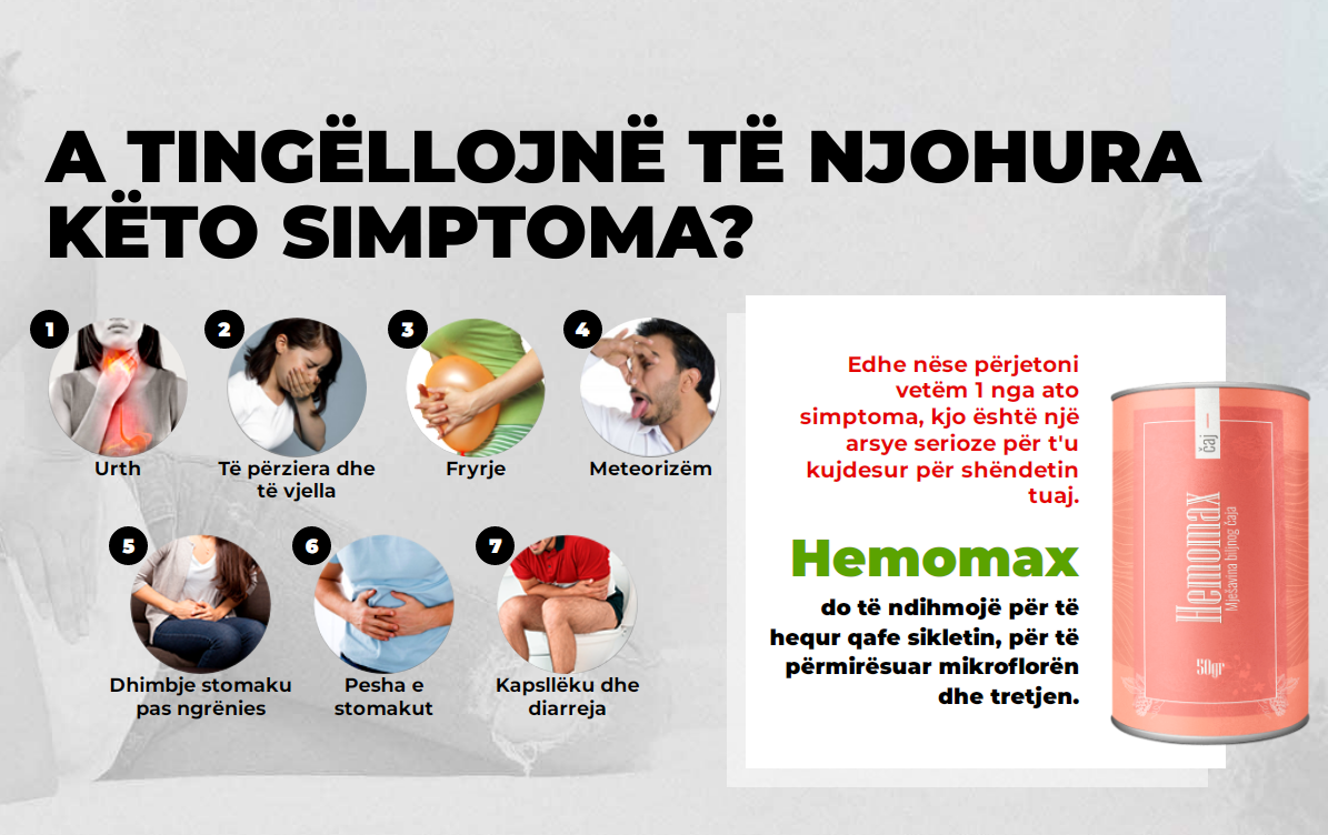 Hemomax : Çaj, komente, Çmimi, Përbërësit, Punon, Përfitimet, Blej