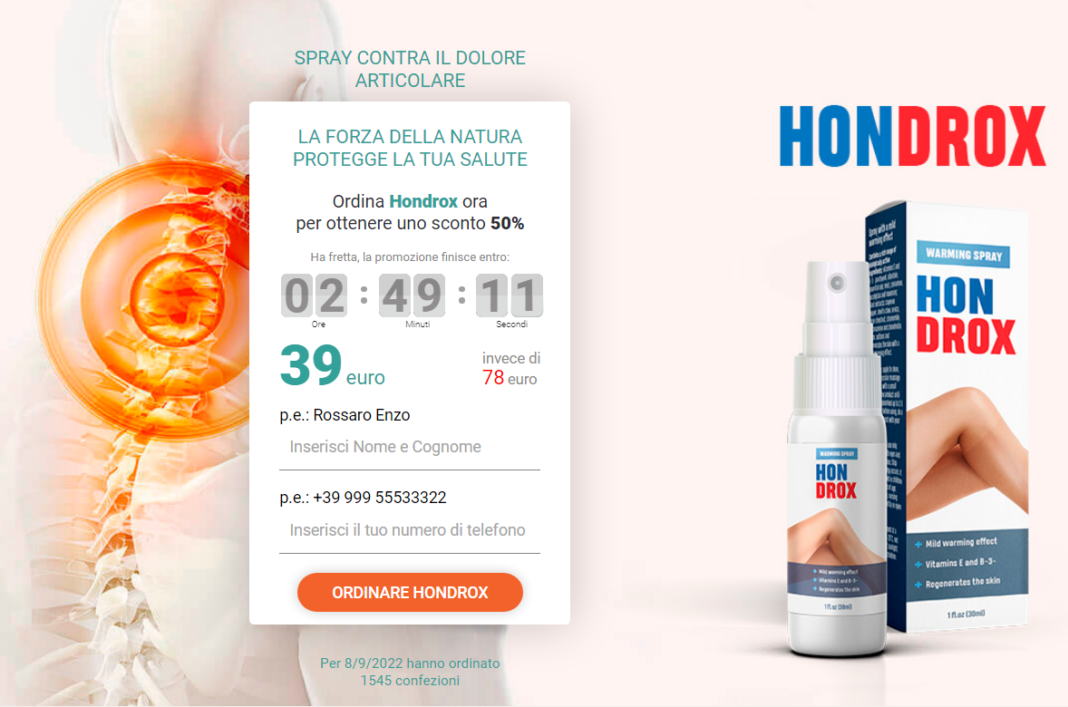 Hondrox : Spray, Recensioni, Prezzo, lavori, Ingredienti, Acquistare