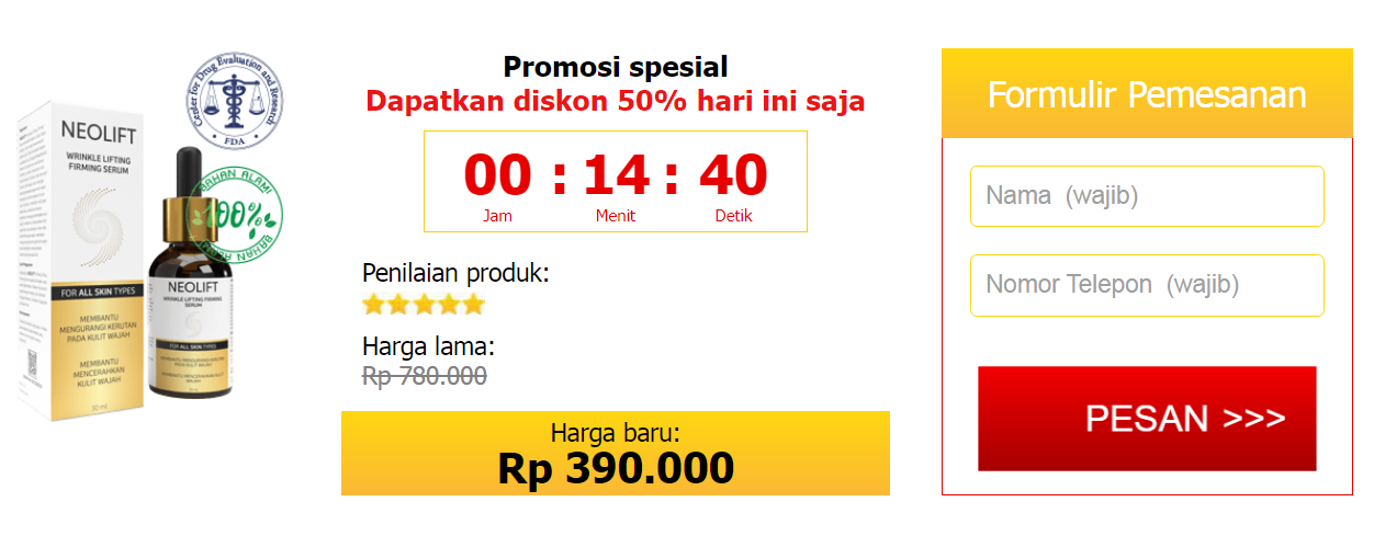 Neolift : Serum, Ulasan, Bahan, Harga, Efek Samping, Asli, Manfaat