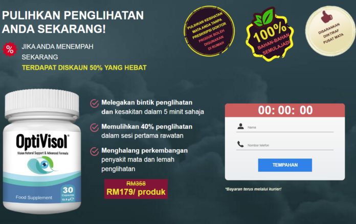 OptiVisol : Kapsul, Ulasan, Harga, Bahan, Berfungsi, Asal, Beli