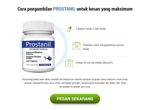 Prostanil : Kapsul, Ulasan, Harga, Berfungsi, Bahan, Asal, Beli