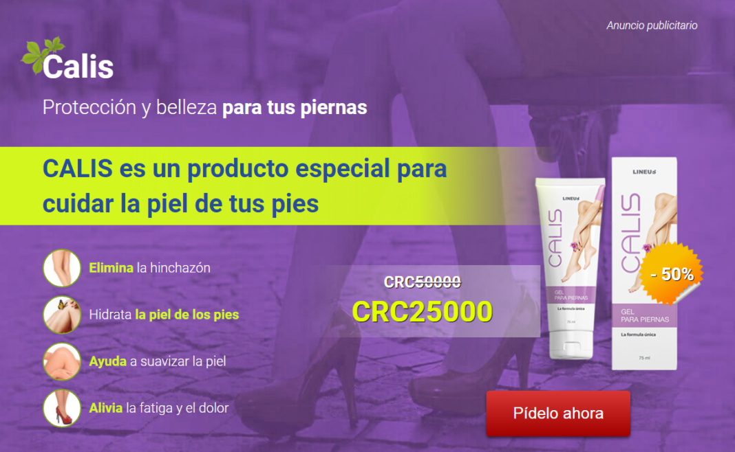 Calis : Gel, Reseñas, Precio, Obras, Ingredientes, Original, Comprar