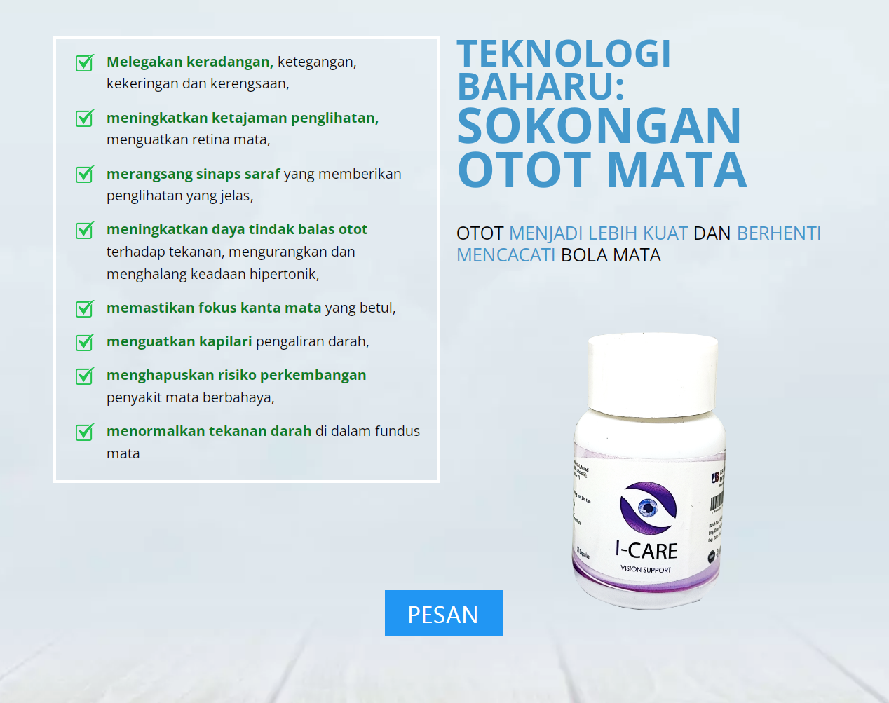 I-Care : kapsul, Ulasan, Harga, Bahan, Berfungsi, Faedah, Asal, Beli