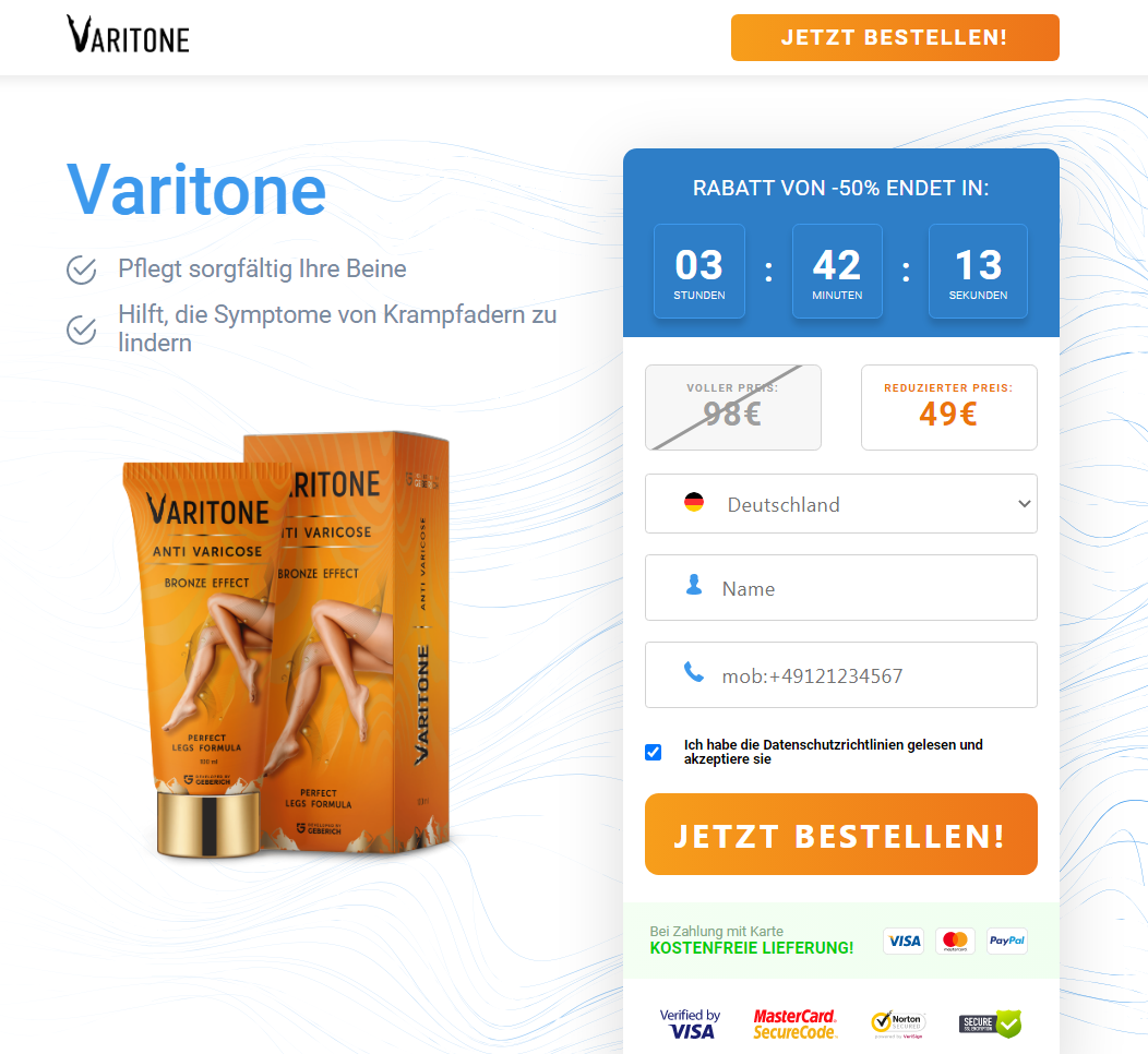 Varitone : Creme, Bewertungen, Preis, Wirkungsweise, Vorteile, Kaufen