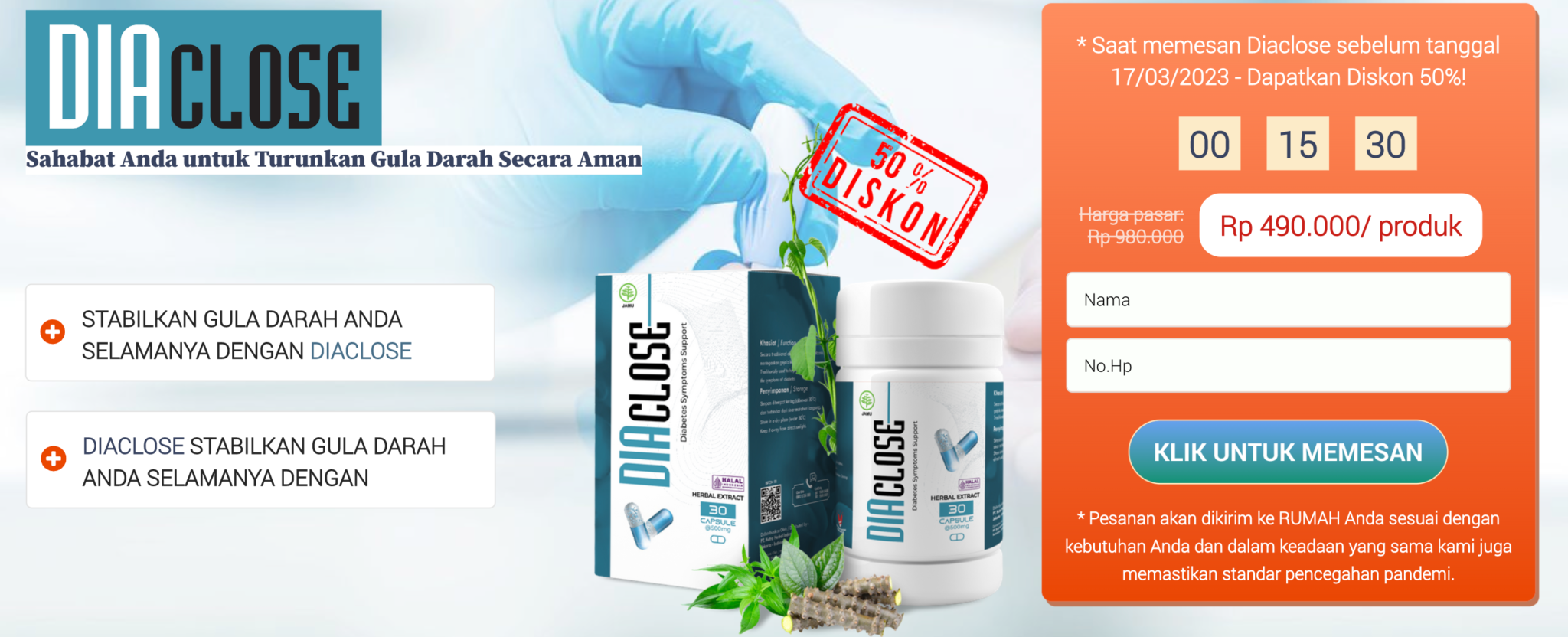 Diaclose: Kapsul, Ulasan, Bahan, Harga, Efek Samping, Asli, Manfaat