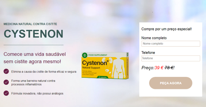 Cystenon: Ã‰ seguro-avaliaÃ§Ãµes-benefÃ­cios-cÃ¡psula-preÃ§o-Portugal