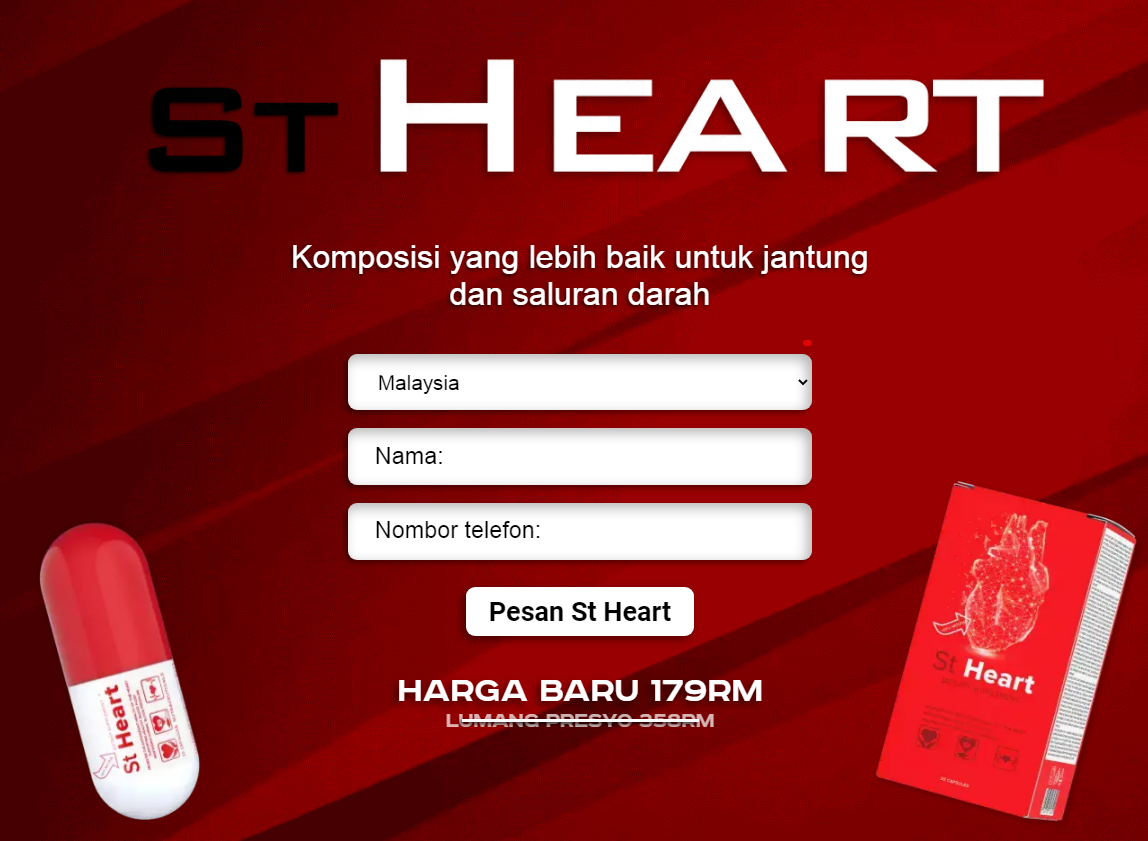 ST Heart : Kapsul untuk hipertensi dengan bahan semula jadi-Malaysia