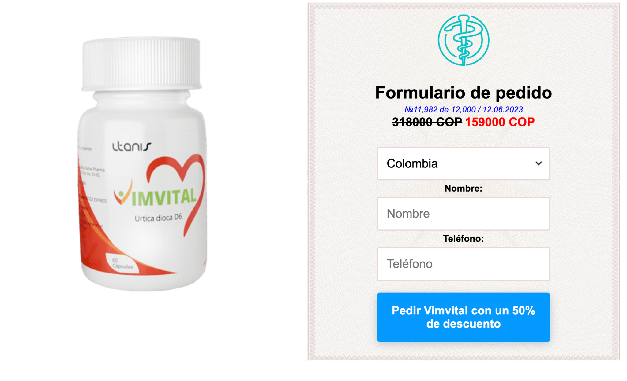 Vimvital :CÃ¡psula para la hipertensiÃ³n con ingredientes naturales ...
