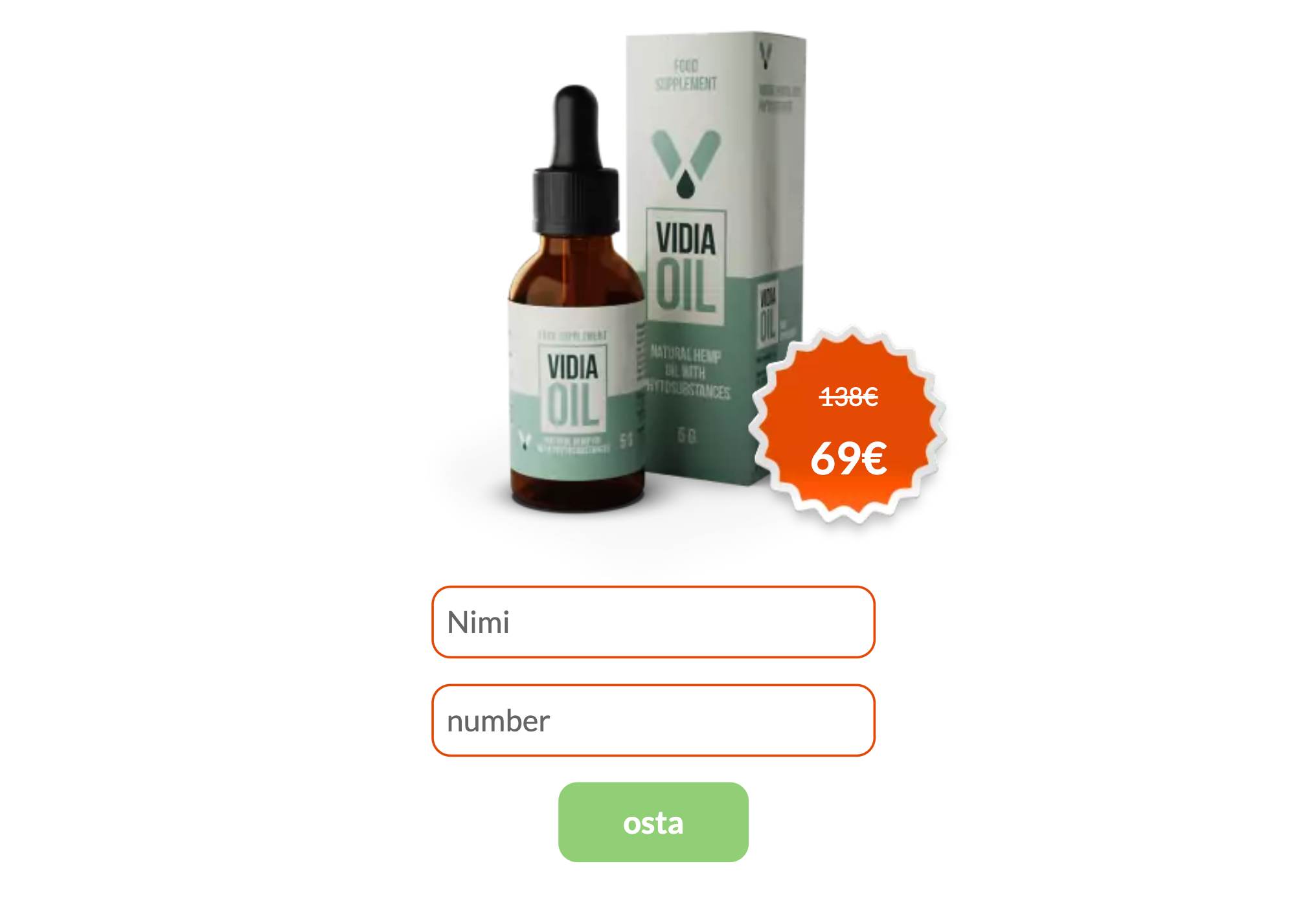 Vidia Oil : Ohutu ja tÃµhus-Kasu-Kuidas kasutada?-Hind-Toimib-Estonia