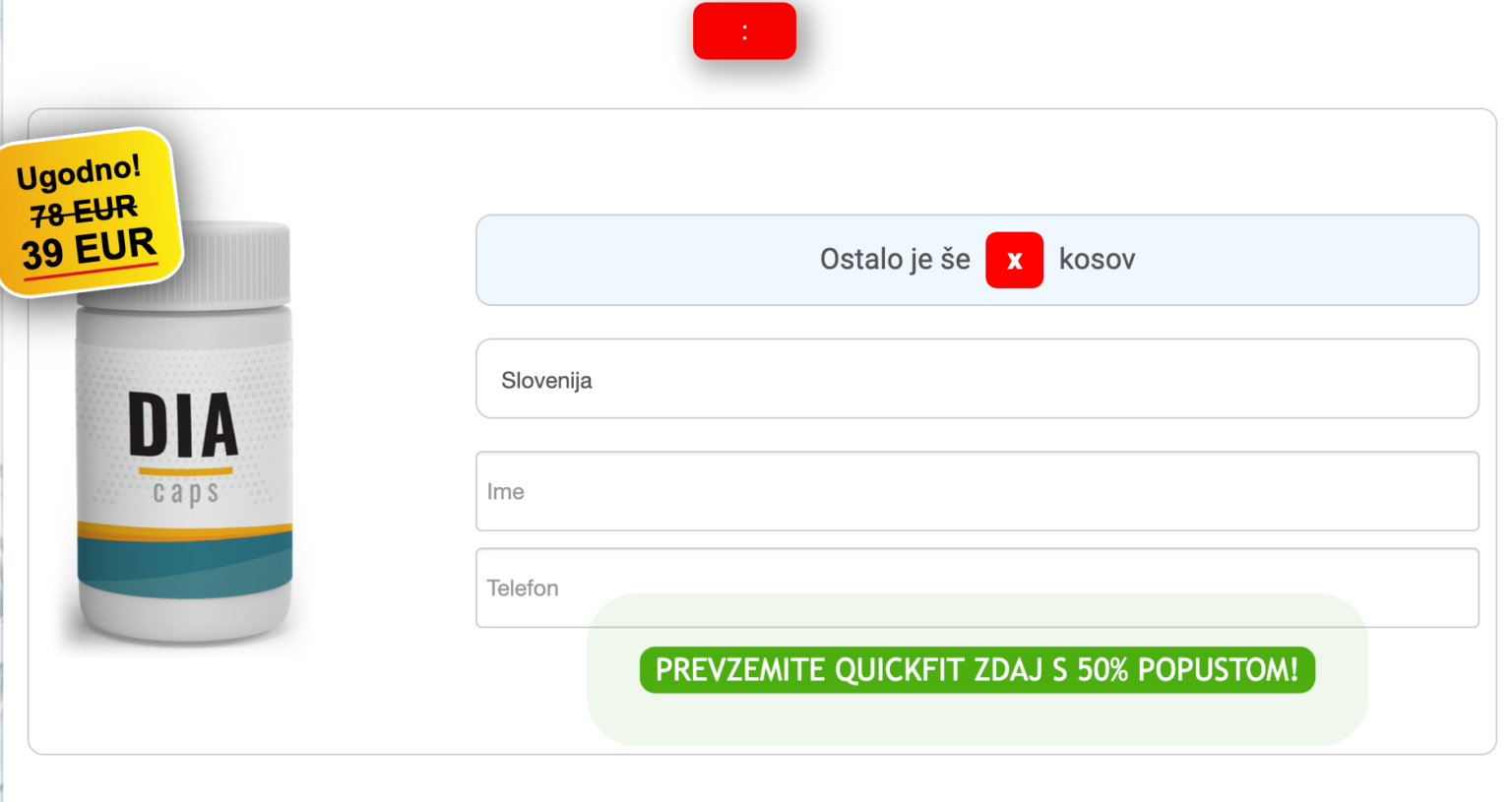 Dia Caps : Kapsula za sladkorno bolezen-Mnenja-Prednosti-Cena-Slovenia